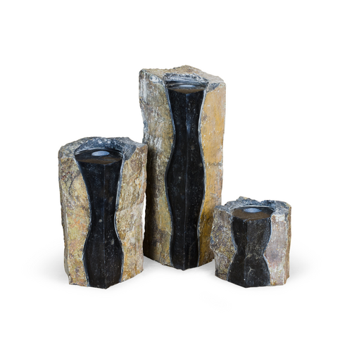 Double Textured Basalt Cored Water Columns | Best Planet