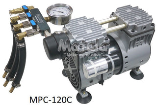 Matala Lake Aeration Rocking Piston Compressors w Air Filter, Manifold ...