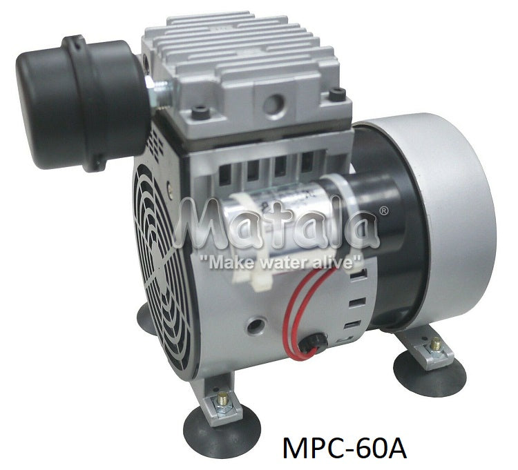 Matala Lake Aeration Rocking Piston Compressors w Air Filter, Manifold ...